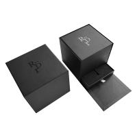 China Luxury Watch Box Set Three Pieces Including Flip Top Box Drawer Box and Lid and Base Box Custom Rigid Cardboard Packaging for sale