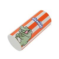 China Custom OEM Tissue Paper Round Box With Plastic Lid Printed Logo for sale