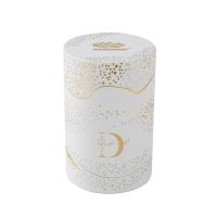 China Custom Premium Perfume Bottle Cylinder Box Gold Stamp Logo For Cosmetic Box for sale