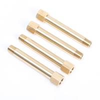 China Brass Nipples BSPT Plastic Injection Mold Parts 1/8'' 1/4'' Threaded Extension for sale
