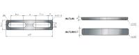 China Steel 110mm Precision Mould Parts 100% Inspection Before Shipment for sale