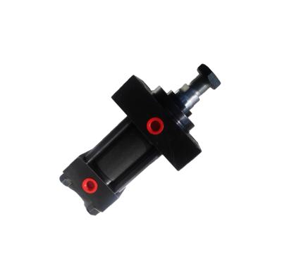 China durable 240bar Hydraulic Cylinder flange Mounting rectangular shape for sale