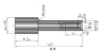 China ISO9001 M3x0.5 Stamping Date Stamp For Plastic Injection Mold for sale