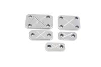 China Automotive Plastic Injection Molding Parts X Shaped Wear Plates for sale