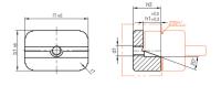 China Baito 100% Inspection Locating Block For Plastic Injection Female Locating Block for sale