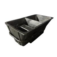 China Alloy Steel Casting Aluminum Ingot Sow Mold & Dross Pan System - 100kg to 3000kg Capacity for Recycling for sale