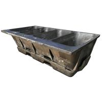 China Aluminium Dross Pan & Warehouse Skim Pan - Alloy Steel Construction with Thermal Shock Resistance for Foundry Applications for sale