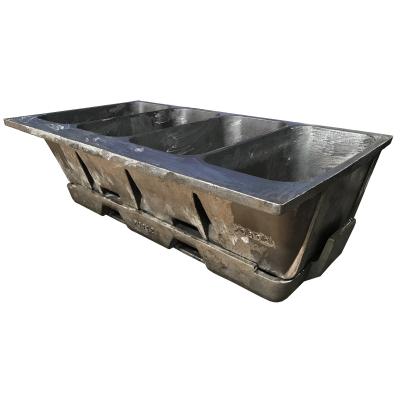 China Aluminium Dross Pan & Warehouse Skim Pan - Alloy Steel Construction with Thermal Shock Resistance for Foundry Applications for sale