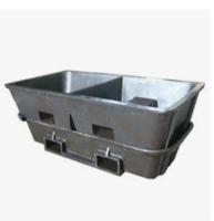 China Custom Sow Mould and Skim Pan Steel Castings 1500×1500×150mm for Aluminum Production for sale