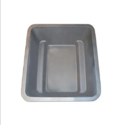 China 1200lb-1500lb Aluminum Skim Dross Pan for Recycling | 50-600KG Capacity | Cast Alloy Steel Construction for sale