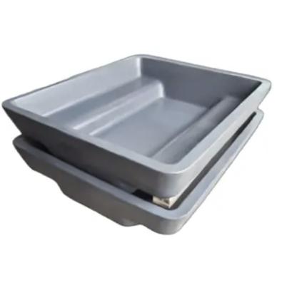 China Custom Cast Iron Slag Pan 2000×1250×750 with 20-50hrc Hardness for Hot Aluminum Dross Separator for sale
