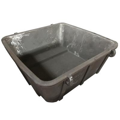 China Heat Resistant Aluminum Dross Recovery Pan - Alloy Steel Construction for Smelting Operations with Custom Dimensions for sale
