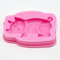 China Pink Aluminum Pig Mould with 0.17 Cubic Volume and 450°F Heat Resistance for Food and Craft Applications for sale