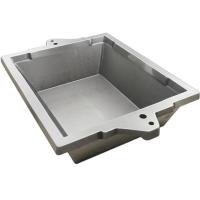 China Custom Cast Iron Slag Pan 2000×1250×750 with 20-50hrc Hardness for Hot Aluminum Dross Separator for sale
