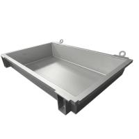 China Custom Dimensions Aluminum Dross Pan Iron-Carbon Alloy Drilling Tapping Industrial Use 1500x1500mm for sale