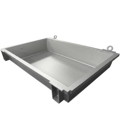 China Custom Dimensions Aluminum Dross Pan Iron-Carbon Alloy Drilling Tapping Industrial Use 1500x1500mm for sale
