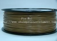 China 1.75mm /  3.0mm Gold PLA 3d Printer Filament 100% biodegradable for sale