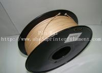 China Brown Wood Filament 0.8kg Roll for 3D Printers - 1.75mm & 3.0mm Diameter with 180-195°C Printing Temperature for sale
