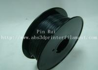 China Black Flame Retardant 3D Printer Filament 1.75mm/3.0mm with 230-270°C Print Temperature and REACH Certification for sale
