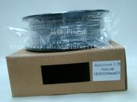 China Black Aluminum Metal 3D Printer Filament 1.75mm Diameter 0.5kg and 1kg Spools with 190-200°C Print Temperature for sale