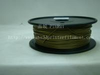 China Bronze Metal 3D Printer Filament 1.75mm - Polishable, Corrosion Resistant, 190-200°C Print Temperature for sale