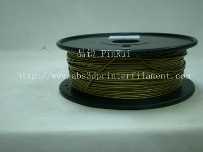 China Bronze Metal 3D Printer Filament 1.75mm - Polishable, Corrosion Resistant, 190-200°C Print Temperature for sale