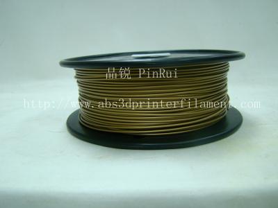 China Brass Metal 3D Printing Filament 1.75mm with High Gloss Finish - 190-200°C Print Temperature for Professional 3D Printers for sale