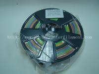 China Multicolor gradient 3d printer filament, one roll have the many colors ,new filament for sale