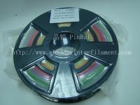 China PLA Multicolor Gradient 3D Printer Filament 1.75mm 0.75kg Net Weight for sale