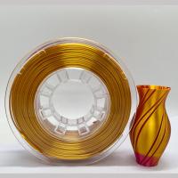 China PINRUI 1.75mm Three Colors Silk Filament - Dual Color PLA for 3D Printing with 200-220℃ Temperature Range for sale