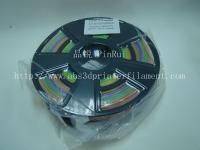 China Multicolor Gradient PLA 3D Printer Filament 1.75mm 0.75kg Rainbow Color for Creative Printing for sale