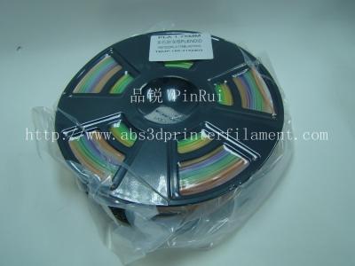 China Multicolor Gradient PLA 3D Printer Filament 1.75mm 0.75kg Rainbow Color for Creative Printing for sale
