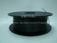 China 1.75mm Carbon Fiber PLA 3D Printer Filament 0.8kg High Strength Matte Black for sale