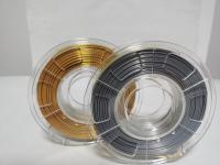 China 250g Silk Dual Color PLA Filament 1.75mm for FDM 3D Printers - 200-220℃ Printing Temperature for sale
