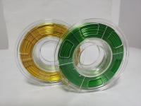 China 250g Silk Dual Color PLA Filament 1.75mm for FDM 3D Printers - 200-220℃ Printing Temperature for sale
