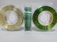 China Silk Triple Color PLA Filament 1.75mm with 1.0KG Spool - 190-220°C Printing Temperature for Smooth 3D Printing for sale