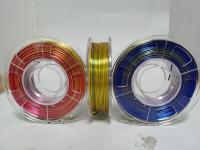 China Silk Triple Color PLA Filament 1.75mm with 1.0KG Spool - 190-220°C Printing Temperature for Smooth 3D Printing for sale