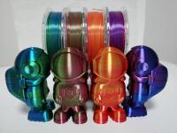 China PINRUI Triple Color Silk PLA Filament 1.75mm/3mm for 3D Printing with 190-220°C Temperature Range for sale