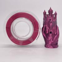 China Silk 1.75mm Dual Color PLA Filament for 3D Printers - 200-220℃ Printing Temperature, 1.0KG Spool for sale