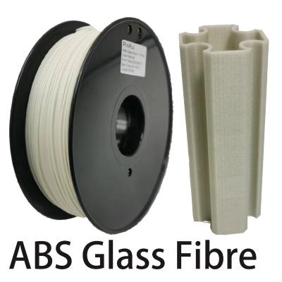 China ABS Glass Fiber 3D Printer Filament 1.75mm/3.0mm with 230-250°C Print Temperature and ±0.03mm Tolerance for sale