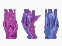 China PINRUI Silk Rainbow PLA Filament 1.75mm 1KG Triple Color 3D Printing Material 190-220°C Temperature for sale