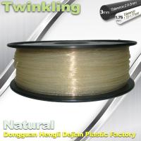 China Twinkling 3D Printer Filament 1.75mm Transparent Color PLA ABS PETG ±0.03 Tolerance for sale