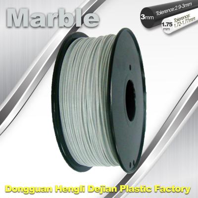 China Marble 3D Printer Filament 1.75mm 1kg PLA Marble Effect Filament for 3D Printing for sale