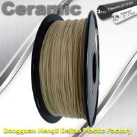 China Ceramic 3D Printer Filament 1.75mm 1kg Spool High Hardness Wear Resistant Surface Light Texture for sale