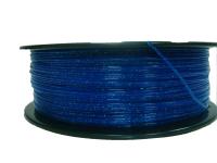 China Blue Twinkling 3D Printer Filament 1.75mm PLA Compatible 200-230°C 1kg Spool for sale