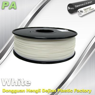 China High Strength 3D Printing Nylon Filament 1.75mm & 3.0mm with 250-280°C Printing Temperature for sale