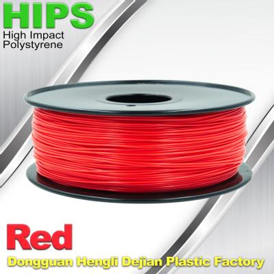 China HIPS 3D Printer Filament 1.75mm & 3.0mm with 230-270°C Print Temperature and Limonene Solubility for sale