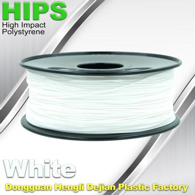 China Industrial HIPS 3D Printer Filament 1.75mm & 3.0mm with 230-270°C Print Temperature and Limonene Solubility for sale