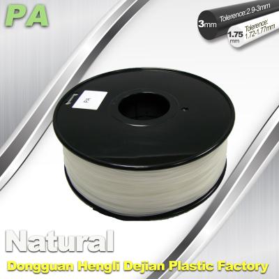 China 1.75mm & 3.0mm Nylon PA 3D Printer Filament - 250-280°C Print Temperature, 1kg Spool for sale