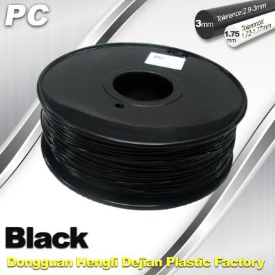 China Polycarbonate 3D Printer Filament 1.75mm & 3.0mm - 125°C Heat Resistant with High Transparency and Gloss for sale
